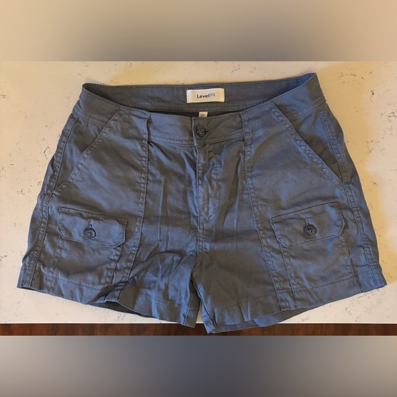 Level 99 | Shorts | Level 99 Womens Slate Cargo Shorts | Poshmark
